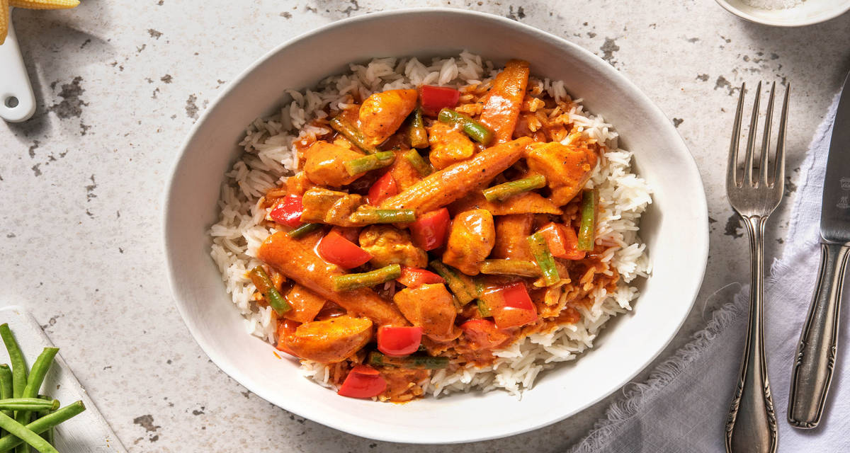 Chicken Curry with Rice Recipe | HelloFresh