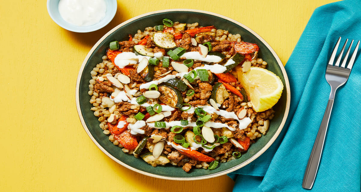 Spice Is Nice Turkey Couscous Bowls Recipe | HelloFresh