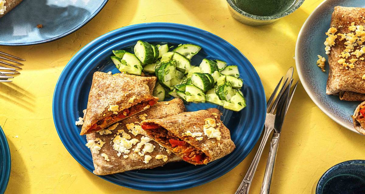 Beef Wrap with Salad Recipe | HelloFresh