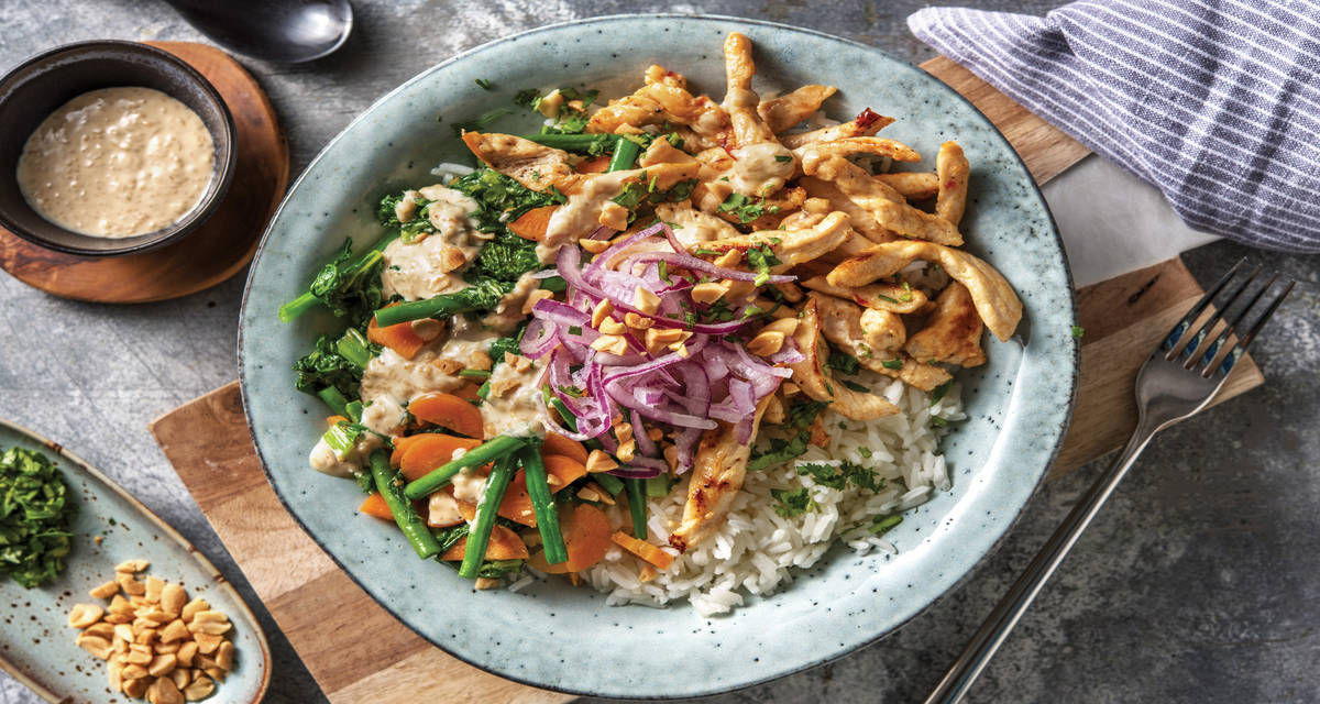 Sweet Chilli Chicken Rice Bowl Recipe | HelloFresh