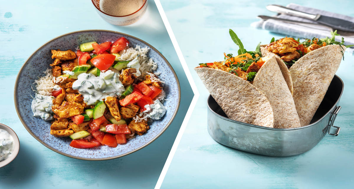 Chicken with Rice to Chicken Wrap Recipe | HelloFresh