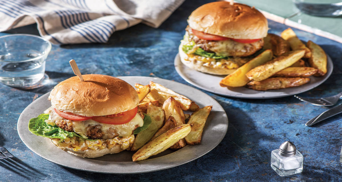 Tex-Mex Cheesy Beef Burger Recipe | HelloFresh