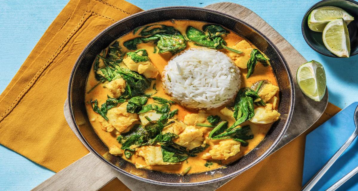 Thai Style Yellow Cod Curry Recipe | HelloFresh