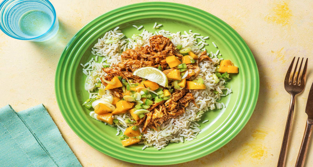 Tropical Pulled Chicken Bowl Recipe | HelloFresh