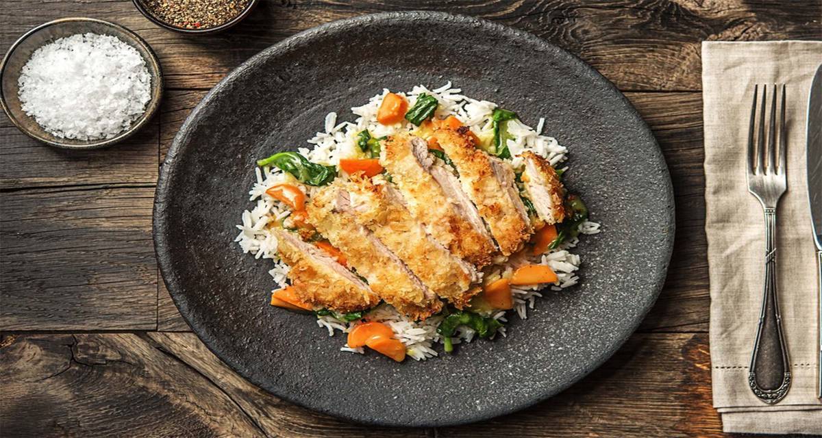 Turkey Katsu with Rice Recipe | HelloFresh