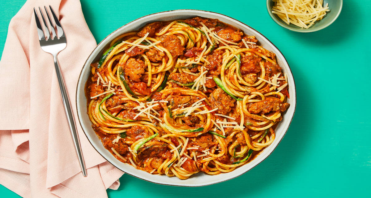 Turkey Ragù Spaghetti Recipe | HelloFresh