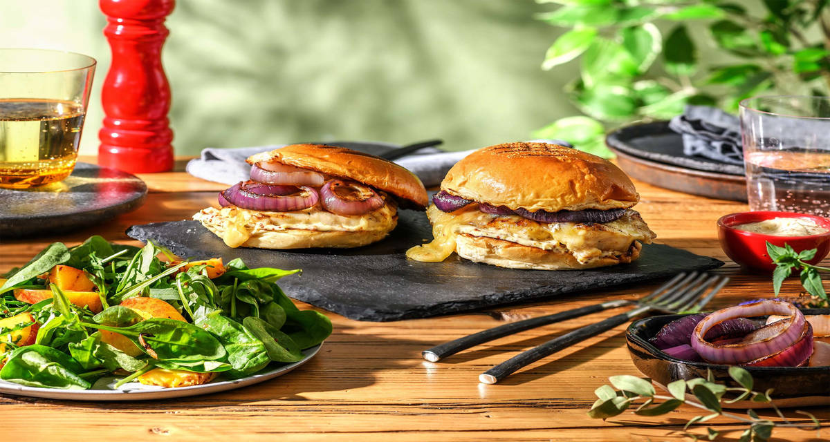 Ultimate Grilled Chicken Burger Sandwich Recipe | HelloFresh