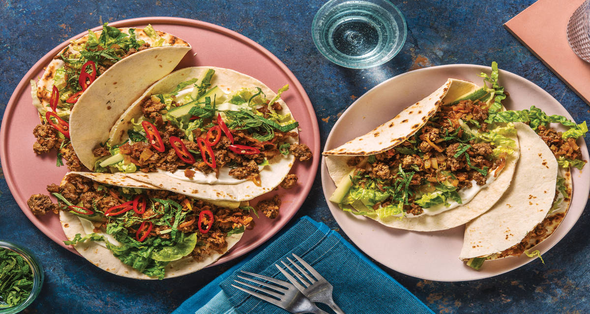 Vietnamese-Style Pork Tacos with Aioli Recipe | HelloFresh