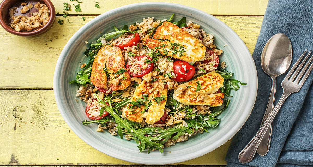 Rapid Warm Halloumi Salad Recipe | HelloFresh