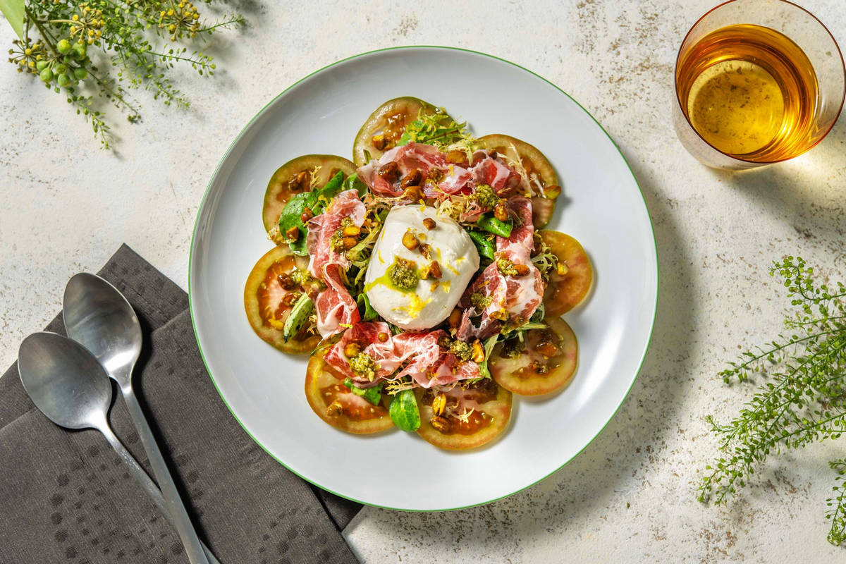Burrata met coppa di parma Recept | HelloFresh