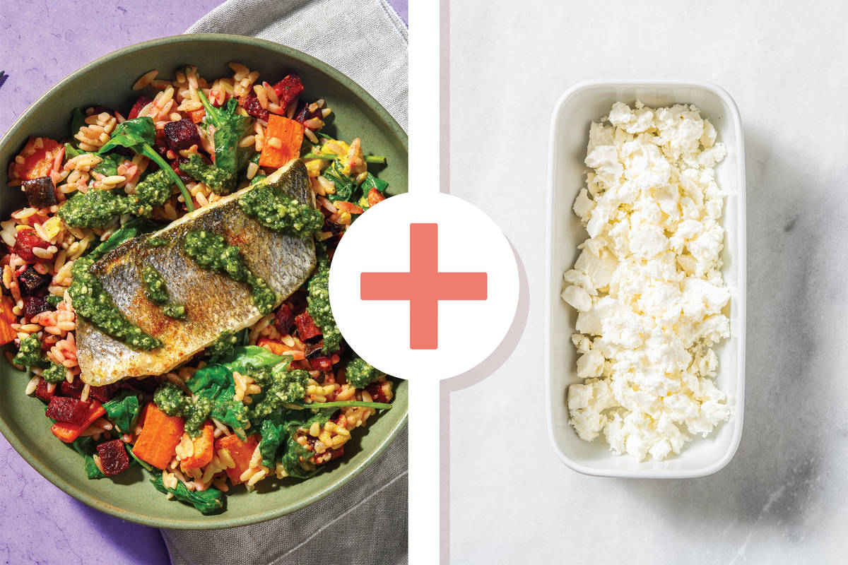 Mediterranean Barramundi & Autumn Veg Risoni Recipe | HelloFresh