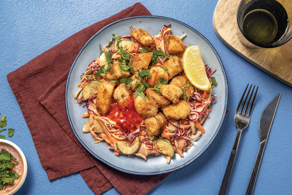 Quick Thai-Style Chicken & Creamy Slaw Recipe | HelloFresh