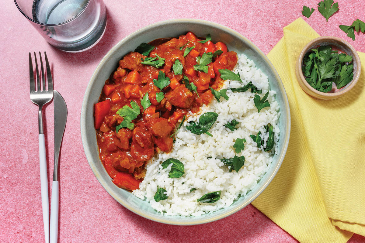 Hearty Beef & Capsicum Goulash Recipe | HelloFresh