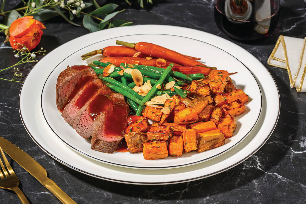 Peppery Beef Eye Fillet & Sticky Glaze Recipe | HelloFresh