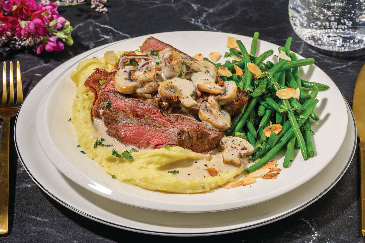Eye Fillet Steak & Mushroom Sauce Recipe | HelloFresh