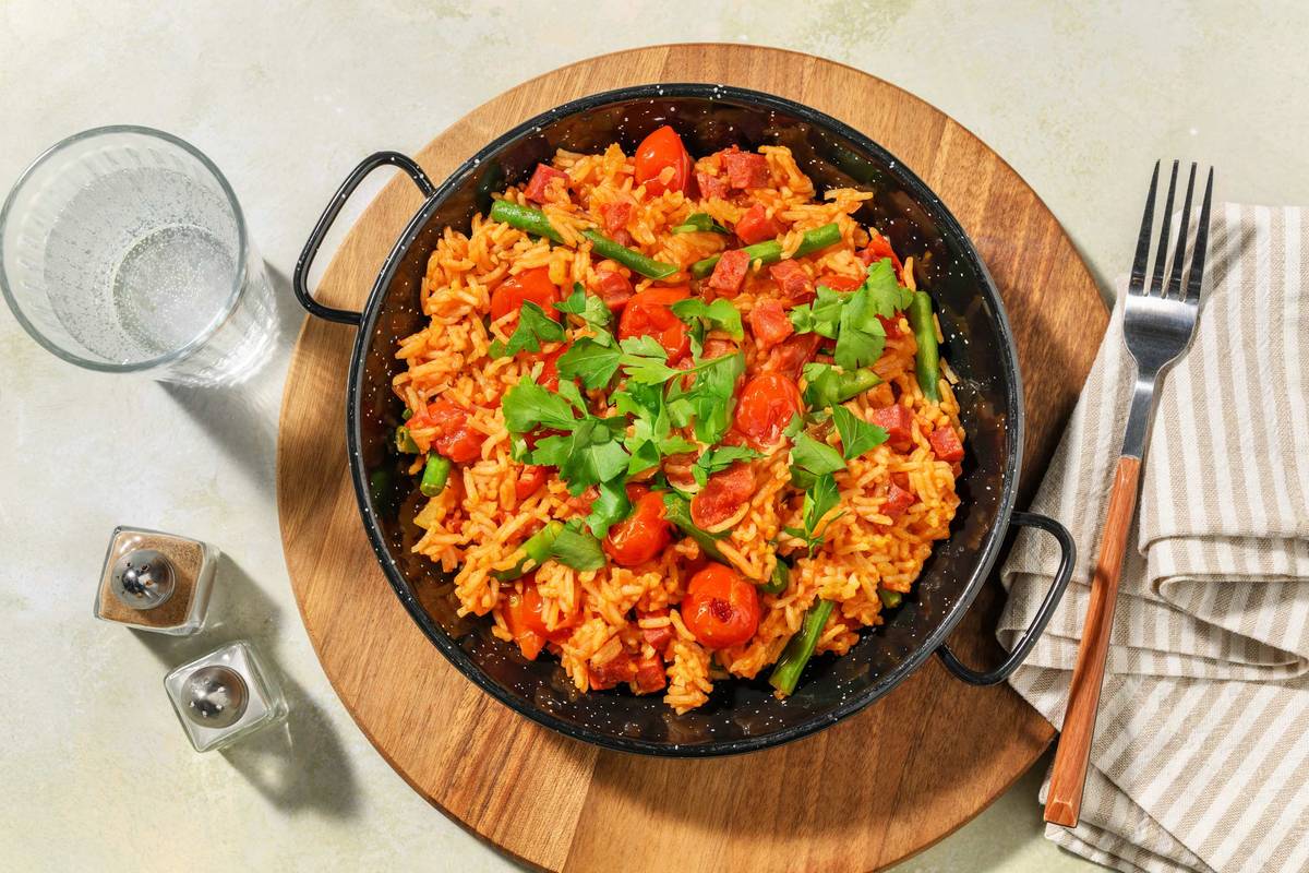One-Pot Spanish-Style Chorizo Rice Recipe | HelloFresh