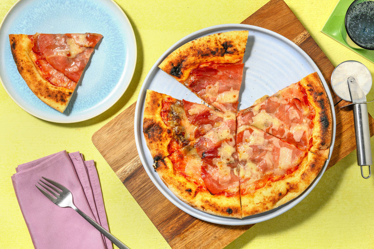Pizza au jambon de Parme AOP Recette | HelloFresh