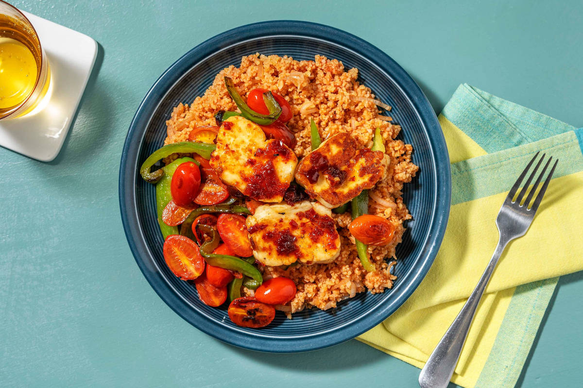 Chilli Glazed Halloumi Recipe | HelloFresh