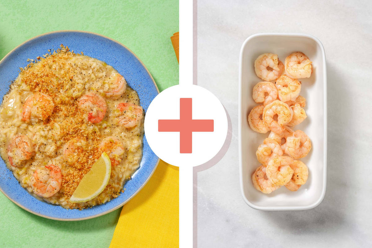 Spicy Cajun Double Prawn Risotto Recipe | HelloFresh