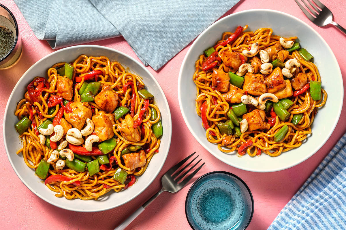 Stir-Fried Hoisin Chicken Noodles Recipe | HelloFresh