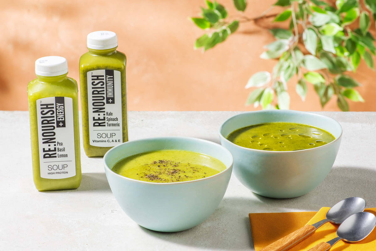 Re:Nourish Immunity - Kale, Spinach and Turmeric Soup and Re:Nourish ...
