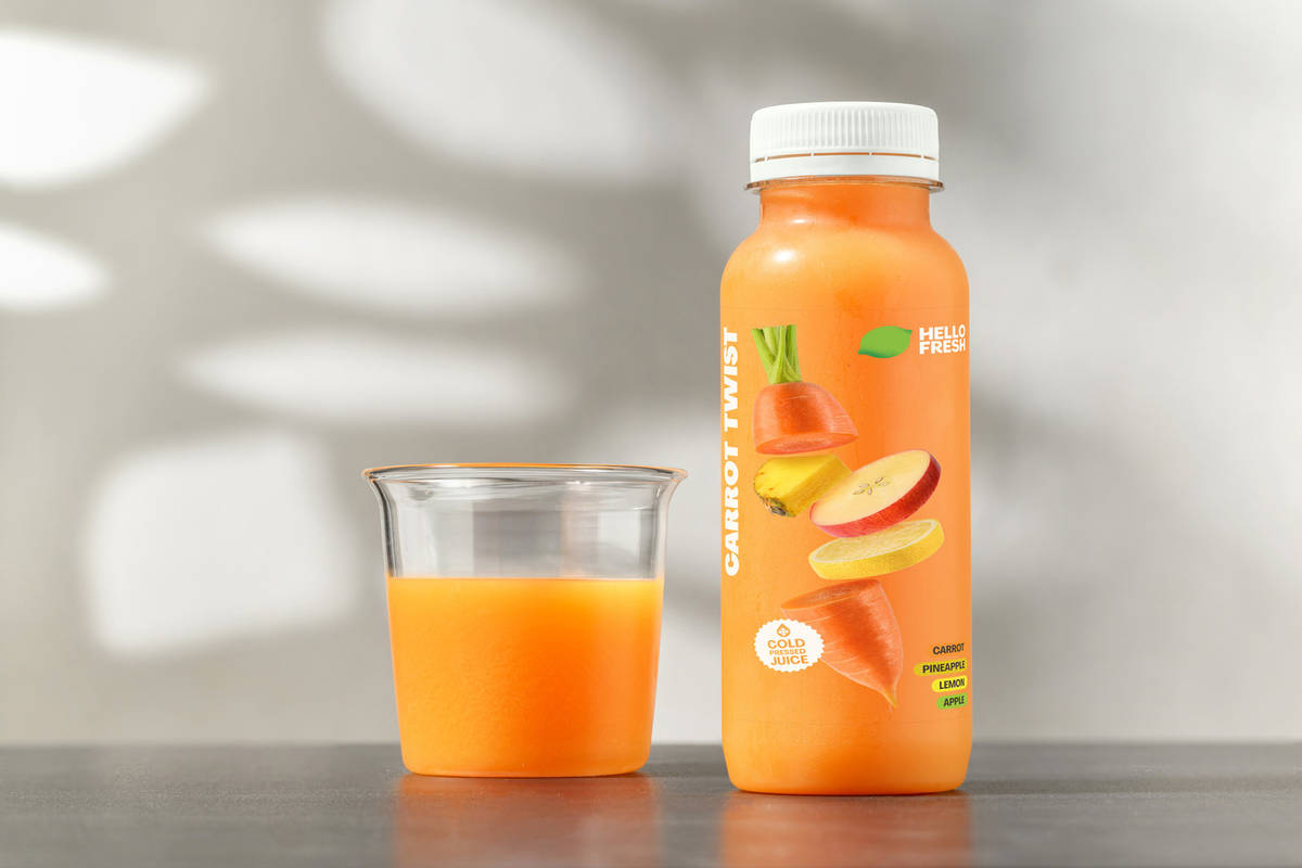 Jus Carrot Twist pressé à froid Recette | HelloFresh