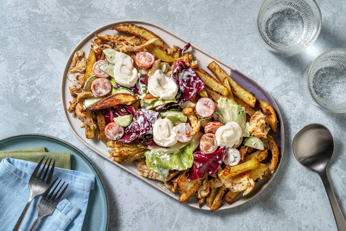 Kapsalon met kipshoarma Recept | HelloFresh