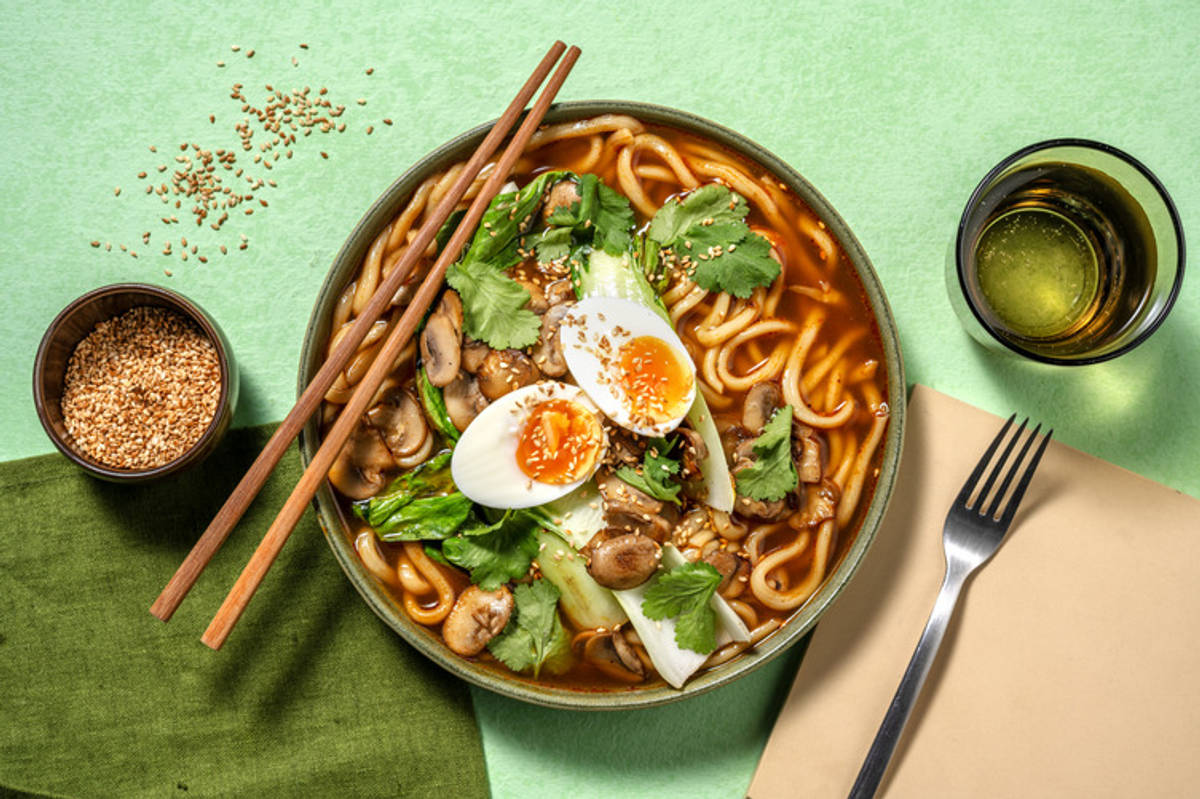 Spicy Miso-Gochujang Ramen Recipe | HelloFresh
