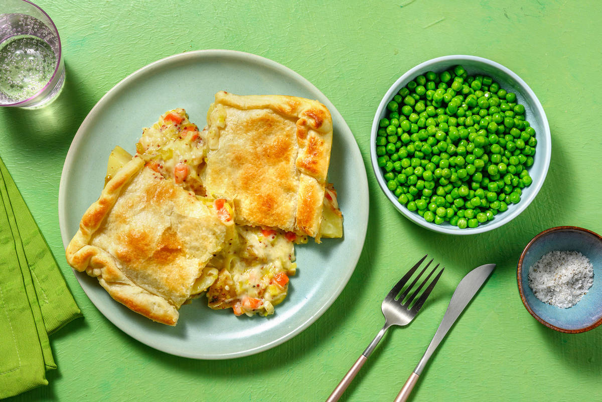 Springtime Potato, Carrot and Leek Pie Recipe | HelloFresh