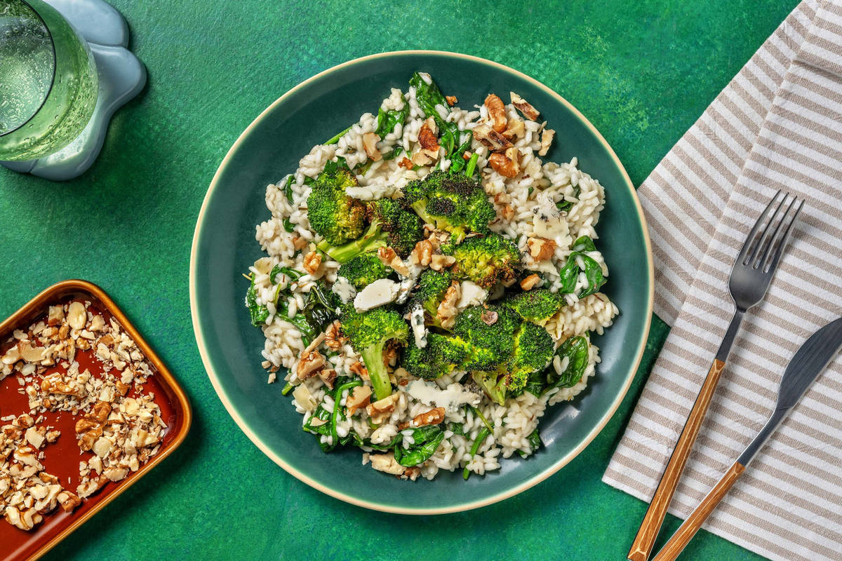 Blue Cheese and Broccoli Risotto Recipe | HelloFresh