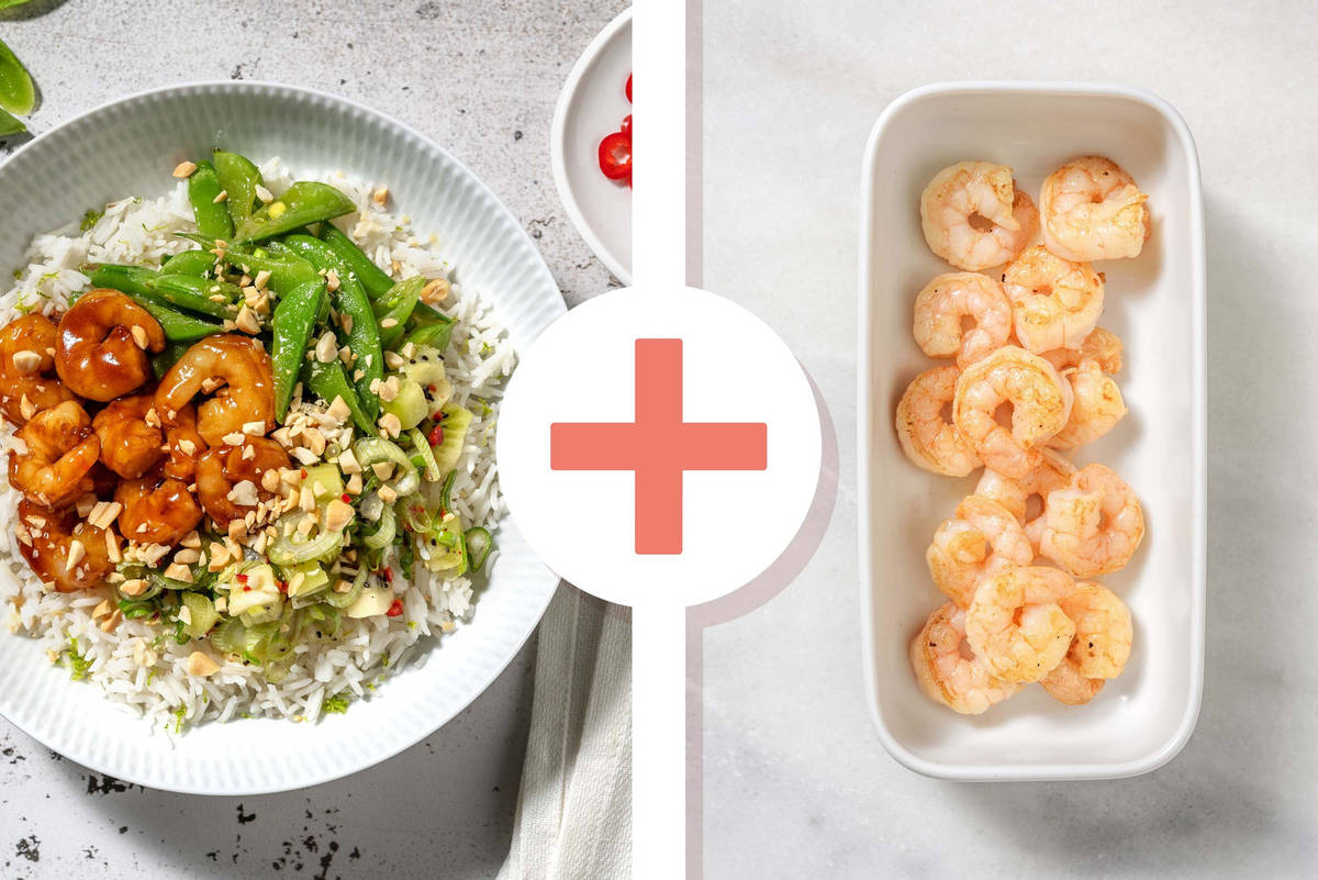 Teriyaki Double Prawn Poke Style Bowl Recipe | HelloFresh