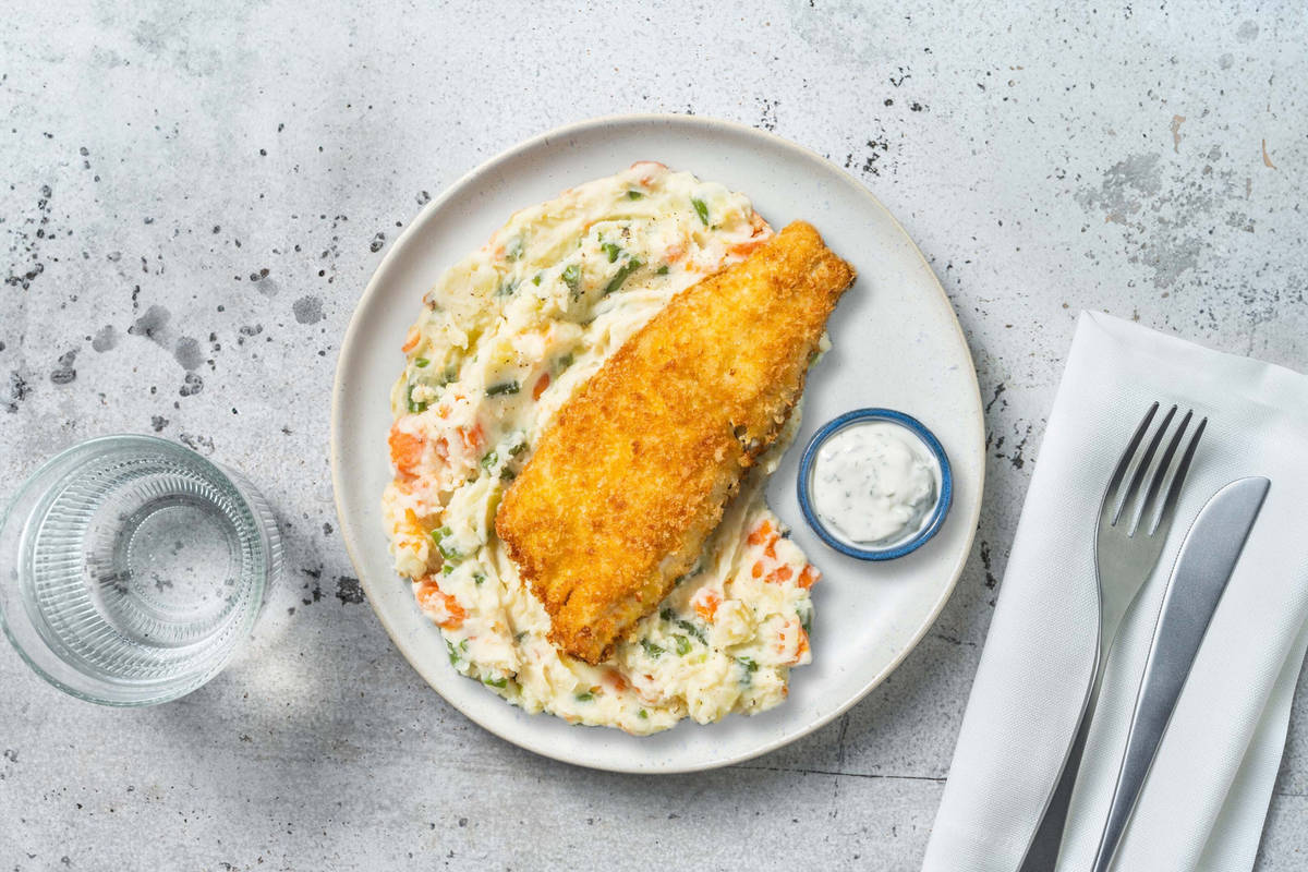 Gebackener Seelachs in Knusperpanade Rezept | HelloFresh