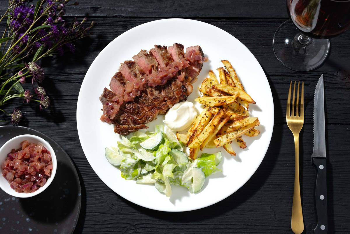 Entrecôte de bœuf et jus de veau Recette | HelloFresh