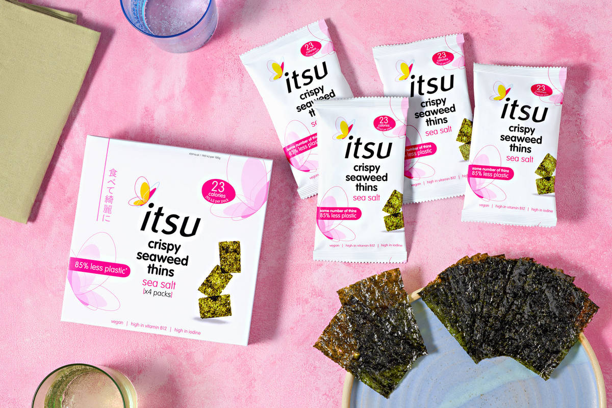 itsu Crispy Seaweed Thins | Sea Salt | 4x5g Recipe | HelloFresh