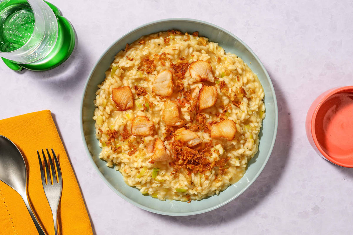 Stovetop Cajun Spiced Chicken Breast Risotto Recipe | HelloFresh
