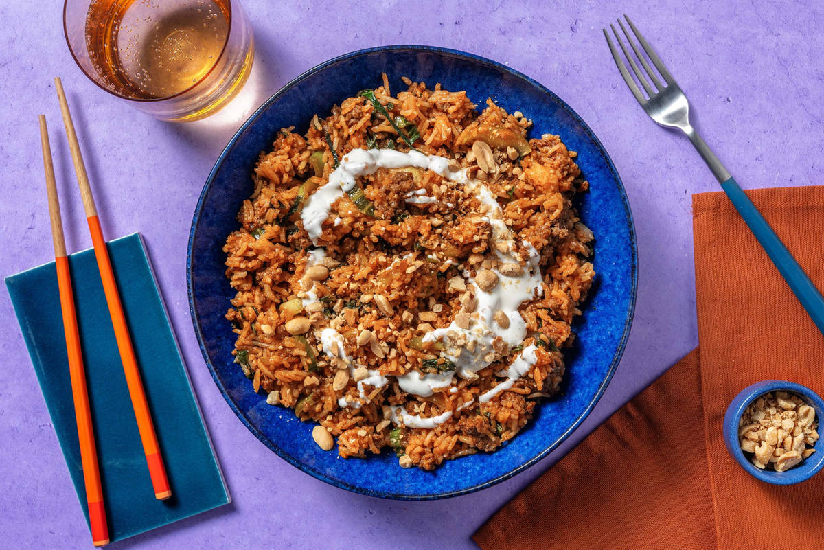 Korean Style Gochujang Beef Fried Rice Recipe | HelloFresh