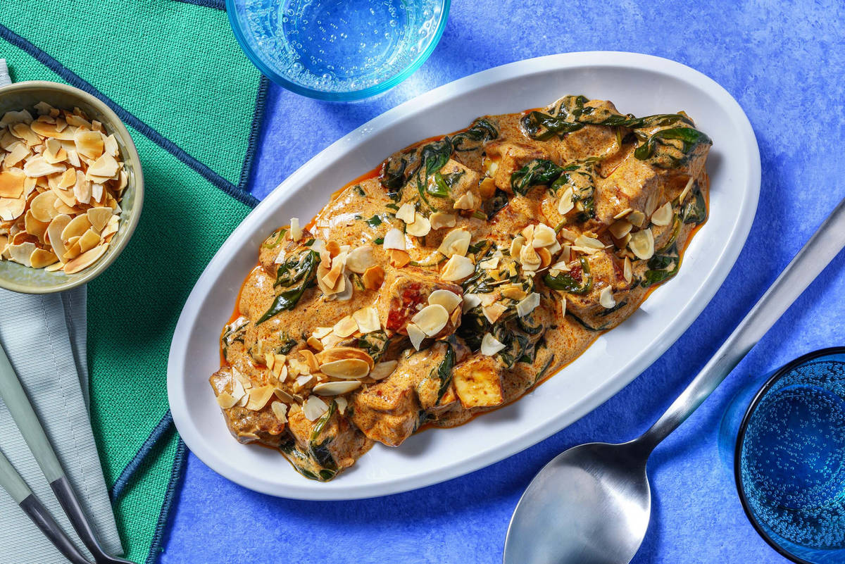 Halloumi Saag Style Side Dish Recipe | HelloFresh