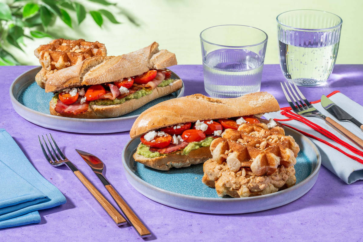 2 Course Brunch | Bacon, Cheese & Avocado Bap Recipe | HelloFresh