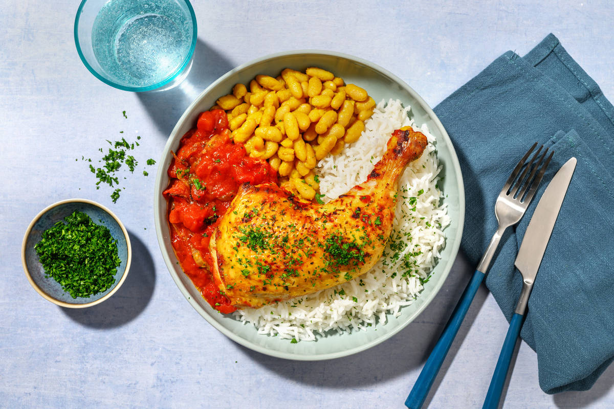 Cari réunionnais de poulet au curcuma Recette | HelloFresh