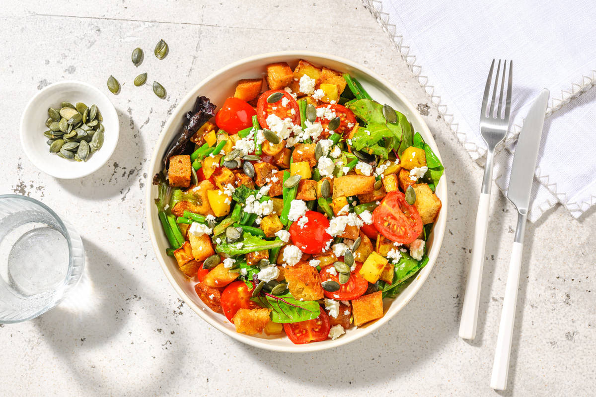 Warm Balsamic and Fig Jam Salad Recipe | HelloFresh