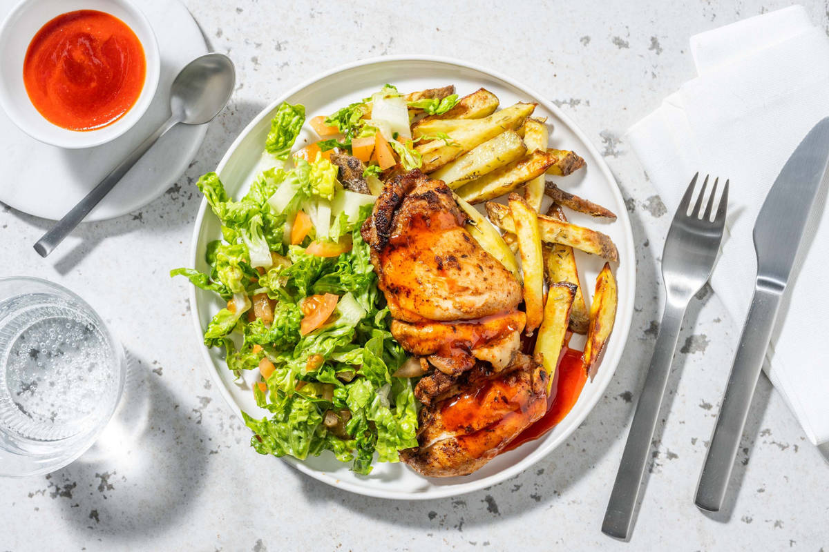 Hot Honey Spiced Chicken Thighs Recipe | HelloFresh