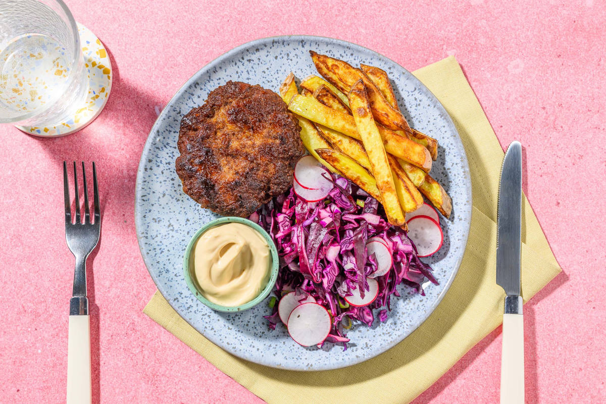 Teriyaki-glasert hakkebiff | HelloFresh