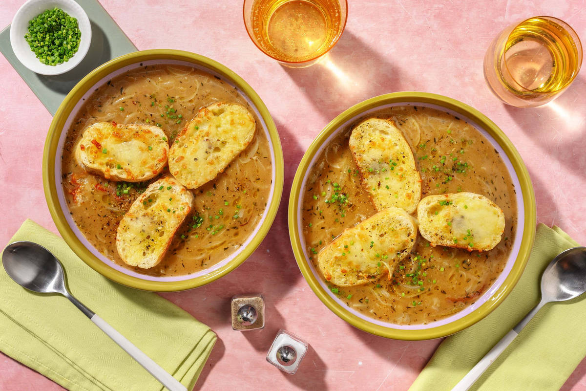 Creamy French Onion Style Soup Recipe | HelloFresh