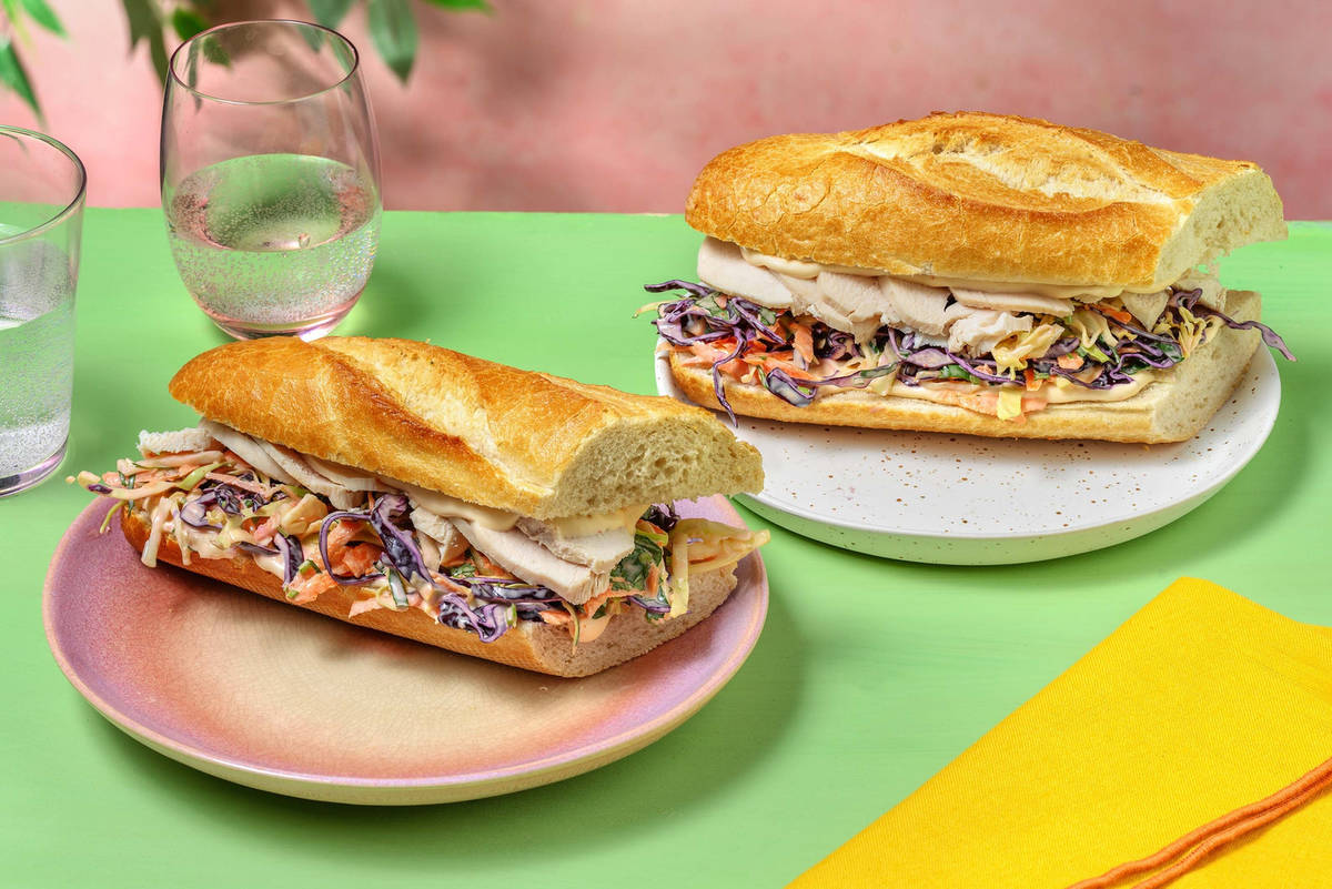 Banh-Mi Style Chicken Baguette Lunch Bundle Recipe | HelloFresh