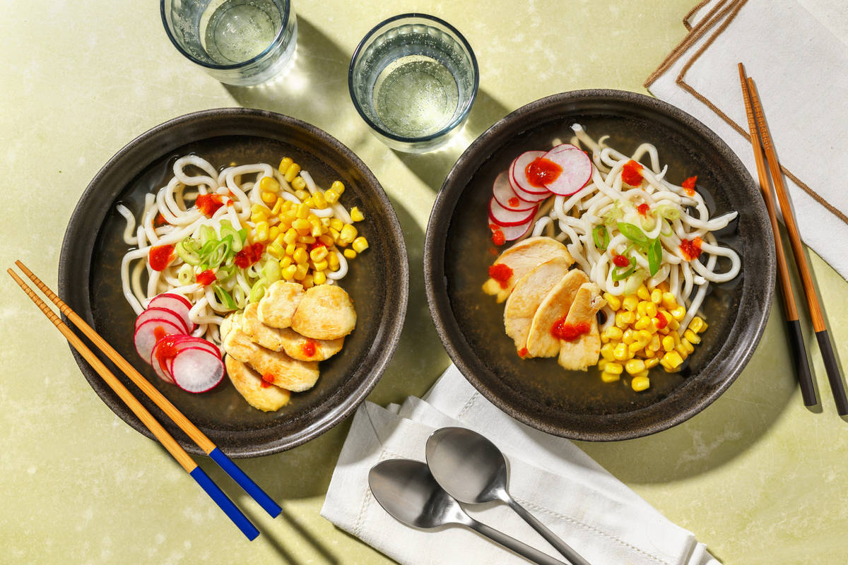 Chilli Chicken, Vegetable and Udon Ramen Recipe | HelloFresh