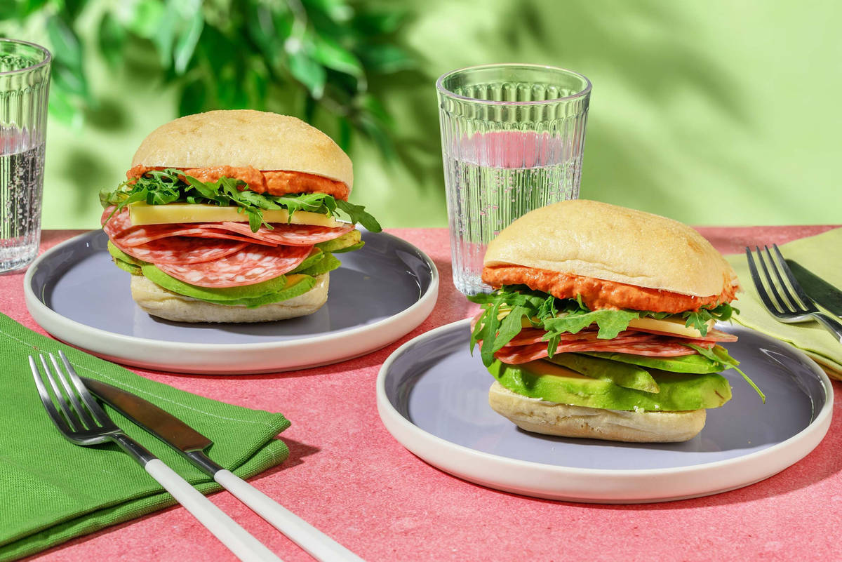 Salami, Cheddar & Avocado Ciabatta Lunch Bundle Recipe | HelloFresh