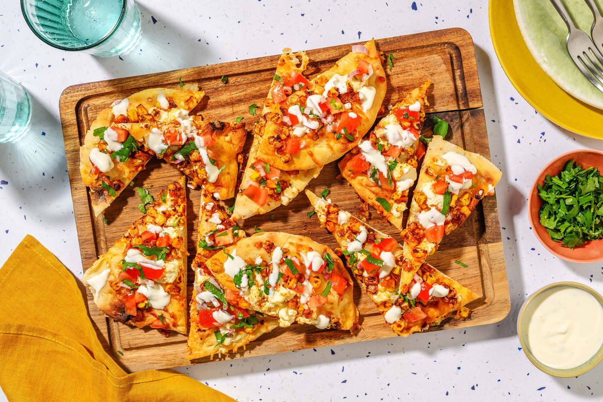 Street Corn-Inspired Flatbreads Recipe | HelloFresh