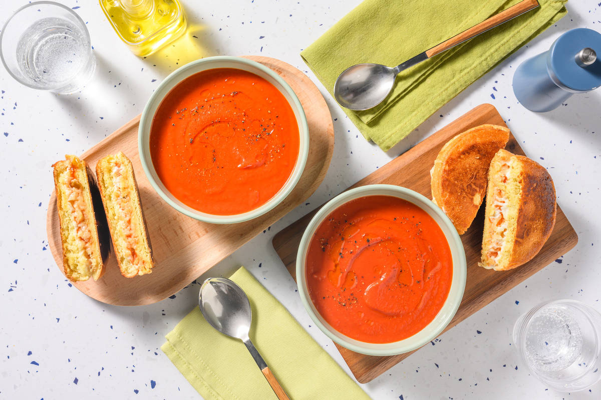 Creamy Tomato Soup & Ballymaloe Toastie Recipe | HelloFresh