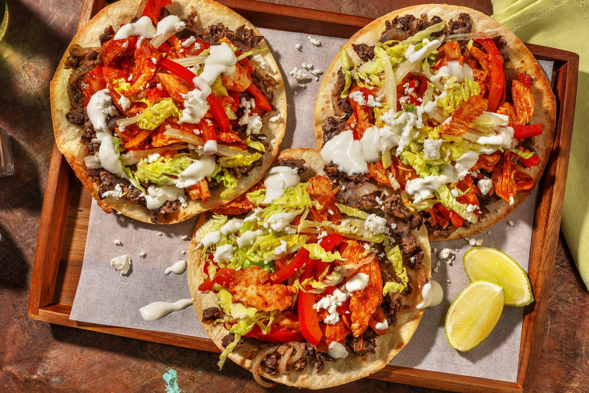 Chipotle Chicken Tinga Tostadas Recipe | HelloFresh