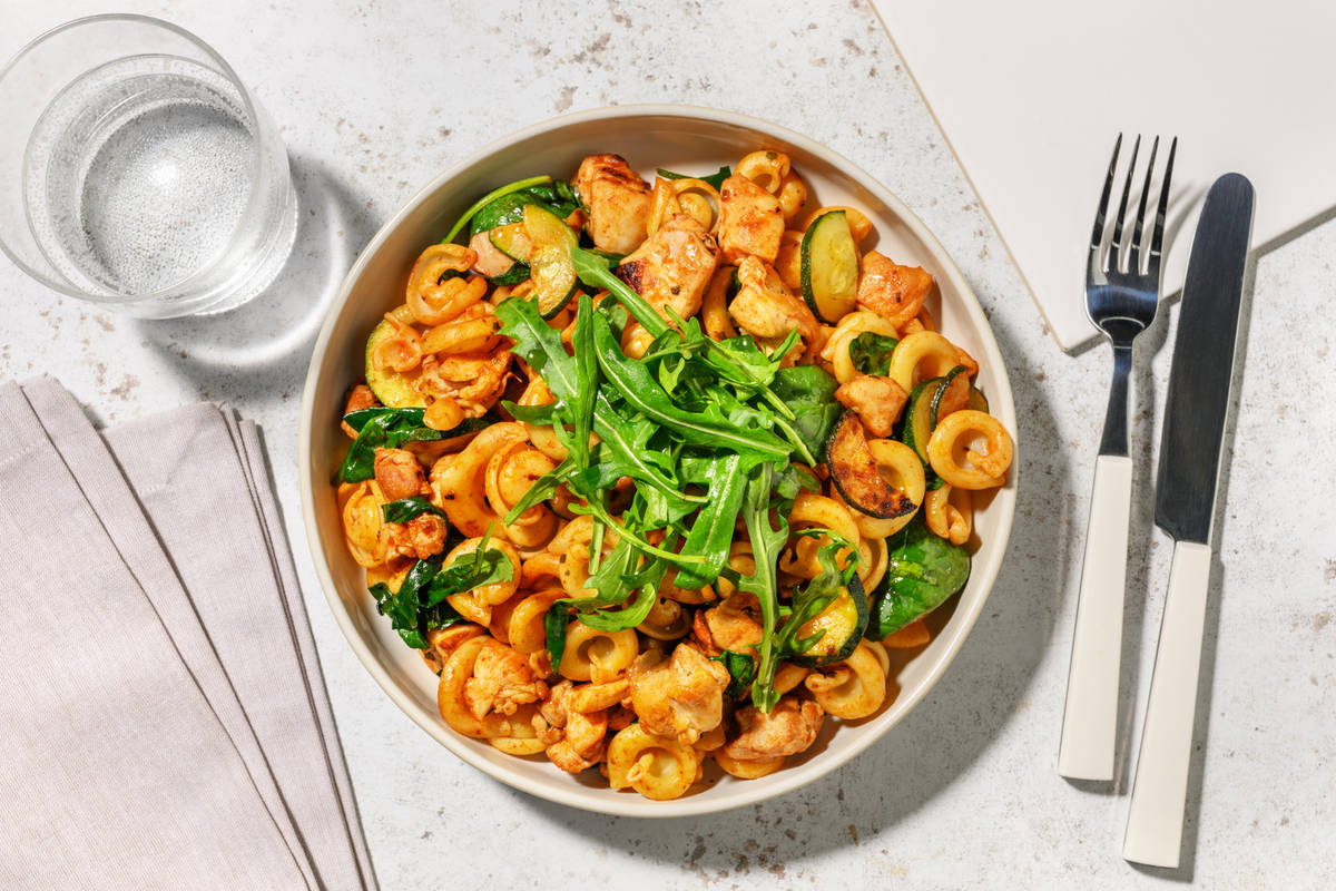Kiwi Chicken & Courgette Orecchiette Recipe | HelloFresh